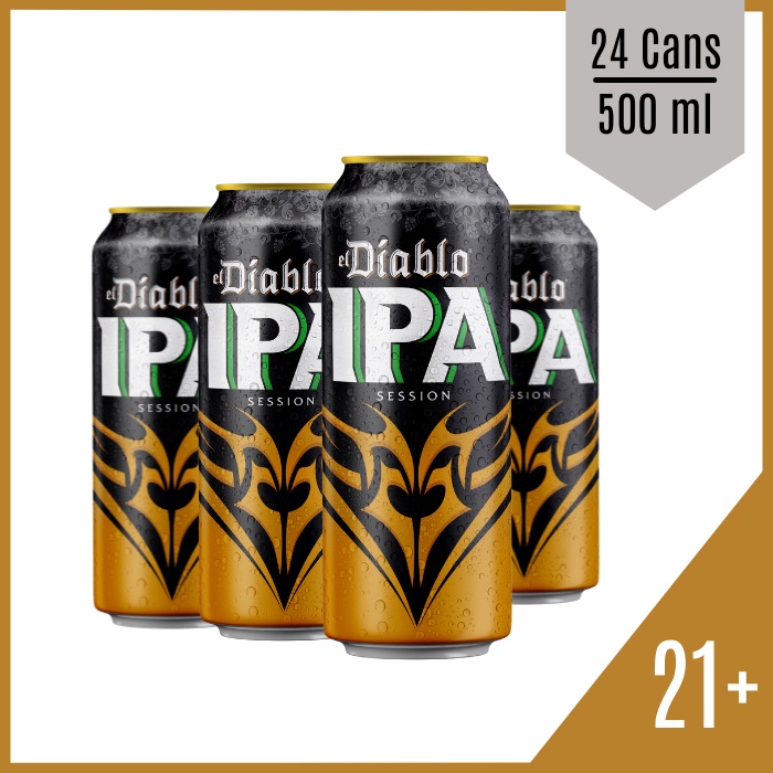 Jual Diablo IPA Can - India Pale Ale [500 ML / 24 Kaleng] | Shopee ...