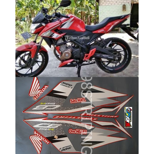 Jual STRIPING HONDA CB150R MERAH CB 150 R TAHUN 2016 SE SPECIAL EDITION ...