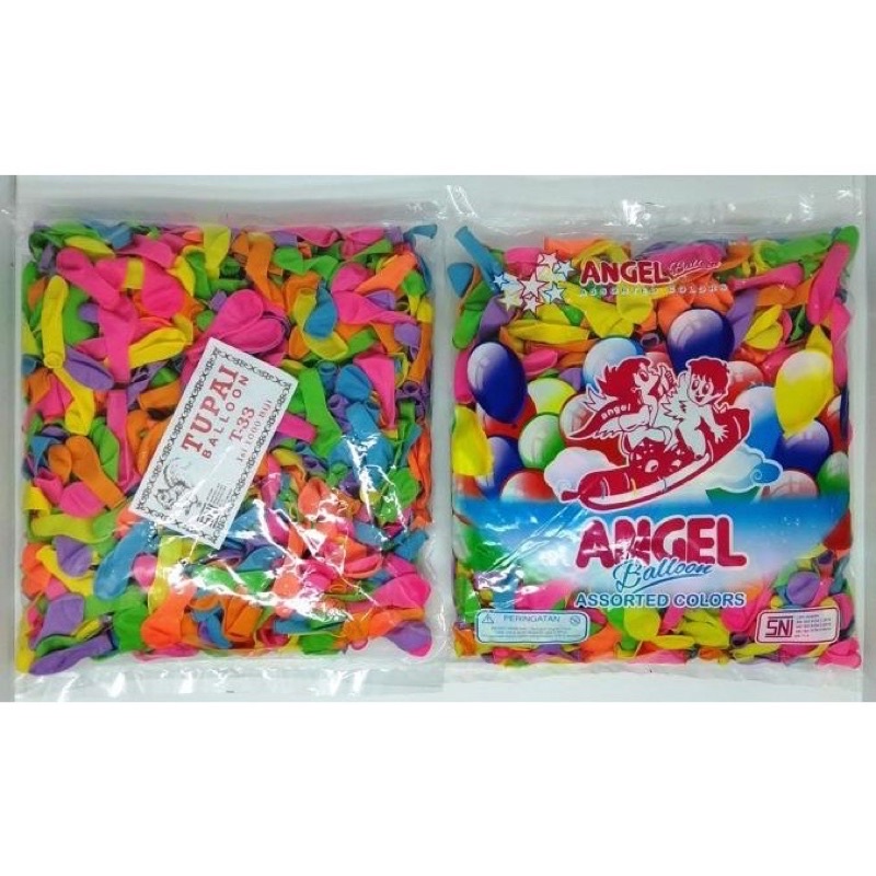 Jual Mainan Balon Air angel 1000pc Balon Jari Mini | Shopee Indonesia