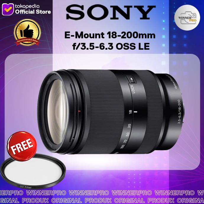 Jual Lensa Mirrorless Sony E-Mount 18-200mm f/3.5-6.3 OSS LE Lens ...