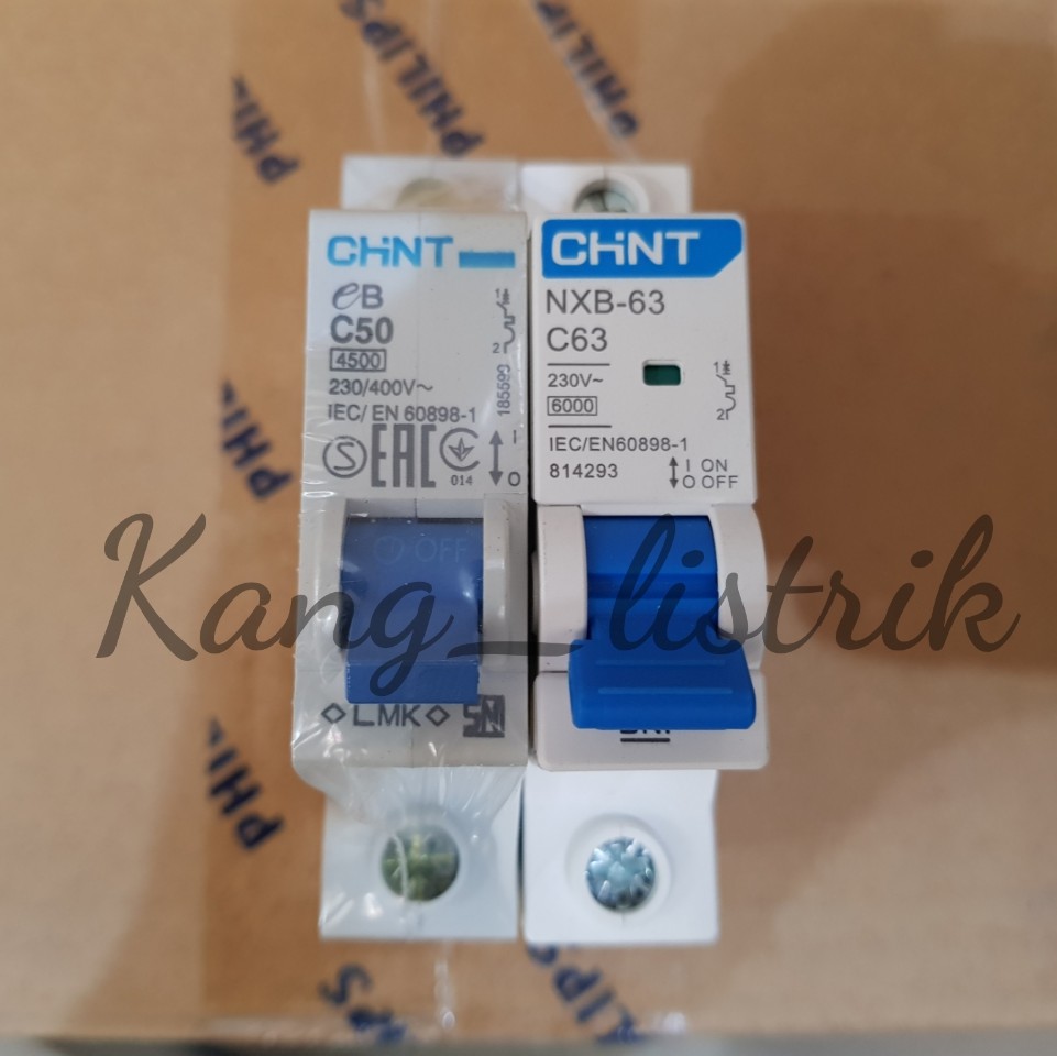 Jual MCB CHINT NXB-63 1PHASE / MCB 1PHASE Chint 50A / 63A | Shopee Indonesia