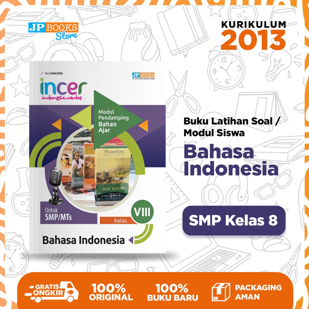 Jual JP Books – Buku Siswa Sekolah Modul Latihan Soal Incer Bahasa Indonesia Smp Kelas 8 ...