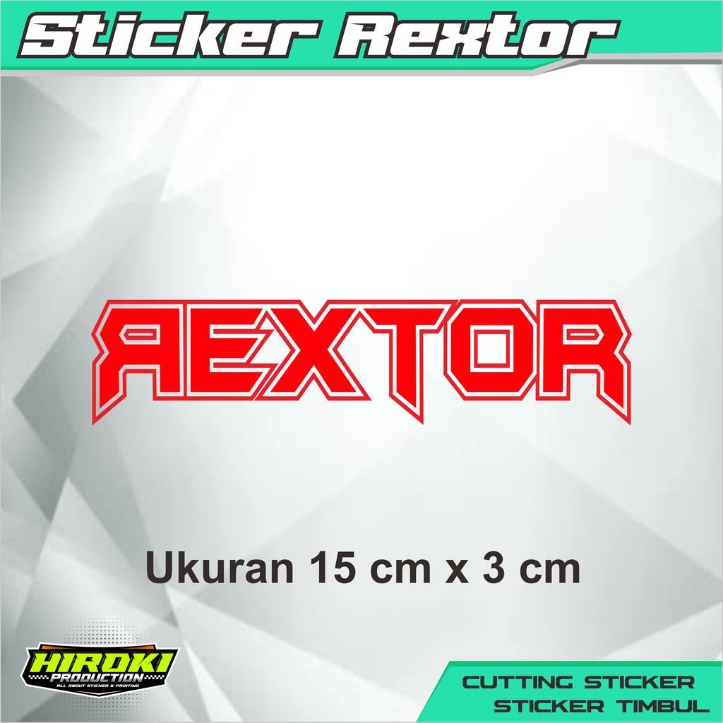 Jual Sticker Rextor Cutting Sticker | Shopee Indonesia