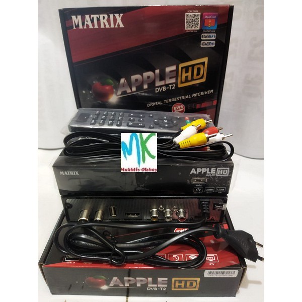 Jual Set Top Box Matrix Apple HD Set Top Box DVB T2 Set Top Box DVB-T2 Digital TV | Shopee Indonesia