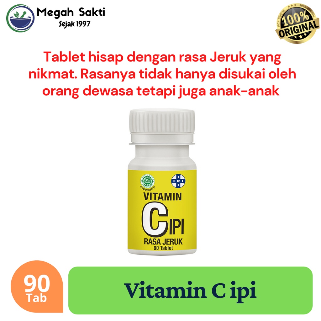Jual Vitamin C IPI isi 80 Tablet - Vitamin C Imun dan Daya tahan tubuh ...