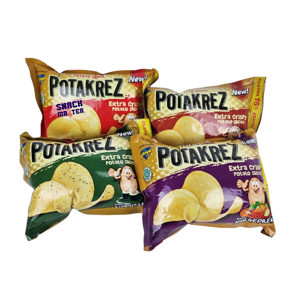 Jual Kikoya Potakrez Potato Snack Snack Kentang Extra Crispy - Netto ...