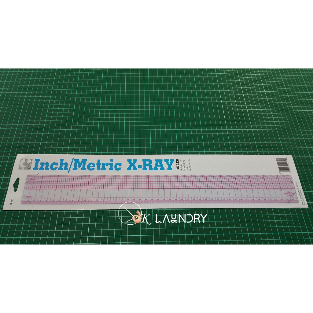 Jual Penggaris Jahit Menjahit - Penggaris Lurus Merek C-THRU Ruler ...
