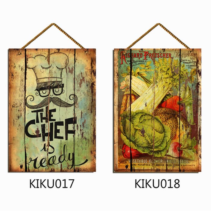 Jual Wallpaper Hiasan Dinding Pintu / Poster Kayu Unik MDF 20x28cm (A4 ...