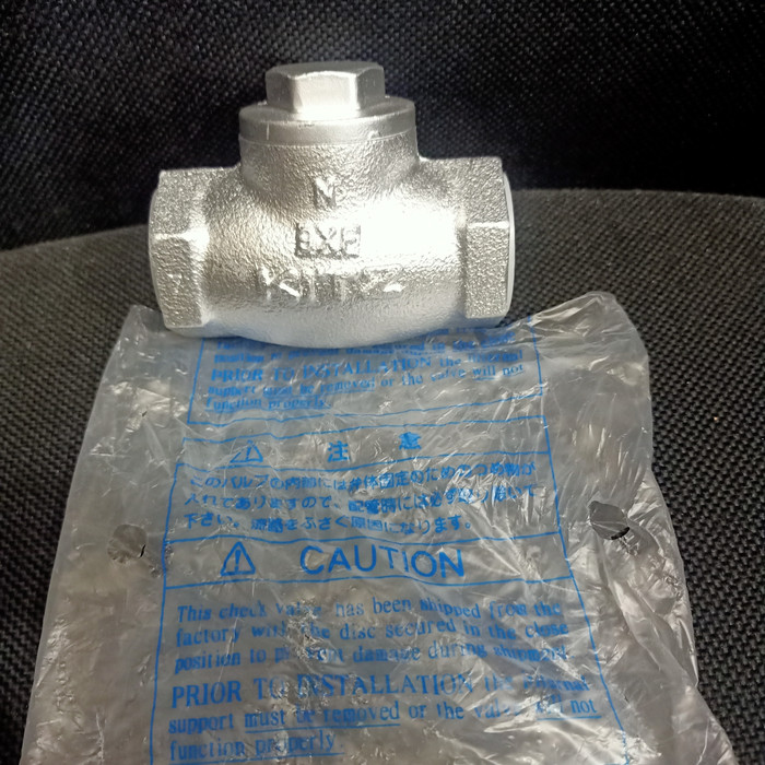 Jual Check Valve / one way valve/tabok klep steam uap 1/2"in kitz Original | Shopee Indonesia