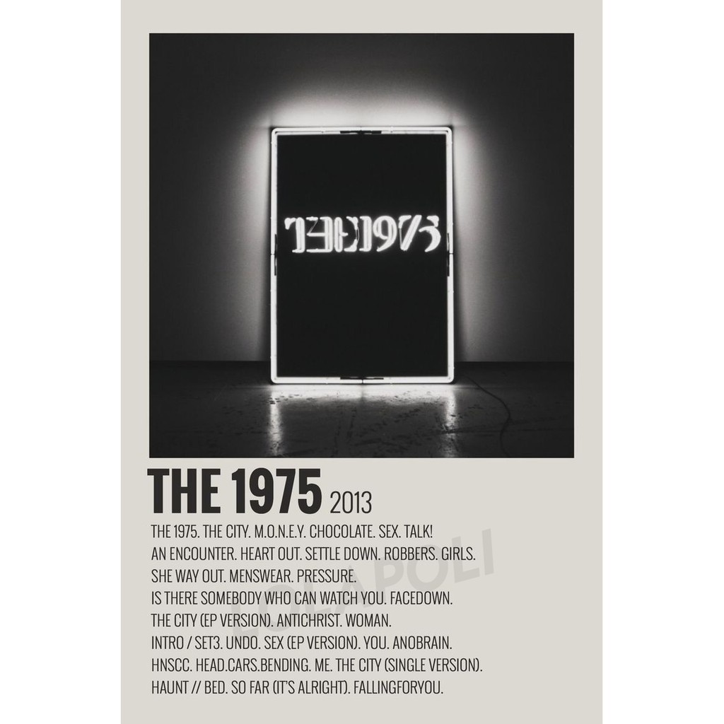 Jual Poster Cover Album The 1975 - The 1975 | Shopee Indonesia