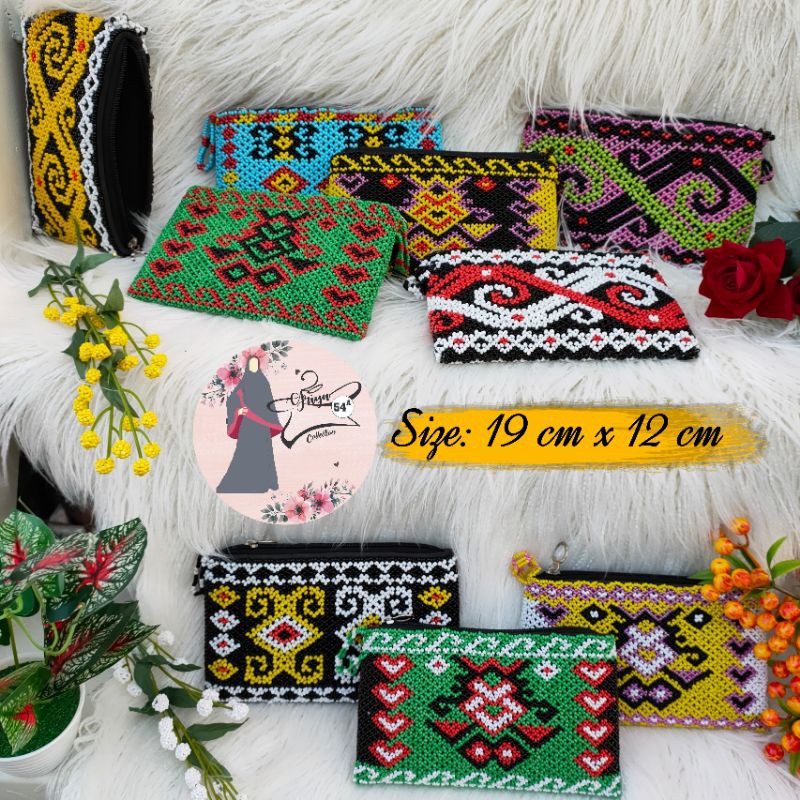 Jual DOMPET PAYET MANIK KHAS DAYAK KALIMANTAN DOMPET MANIK ETNIK ...