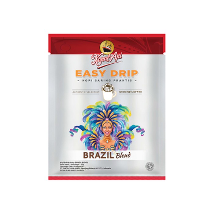 Jual Kapal Api ~ Kopi Brazil Blend Easy Drip Box - 5 Sachet @ 10 Gram ...