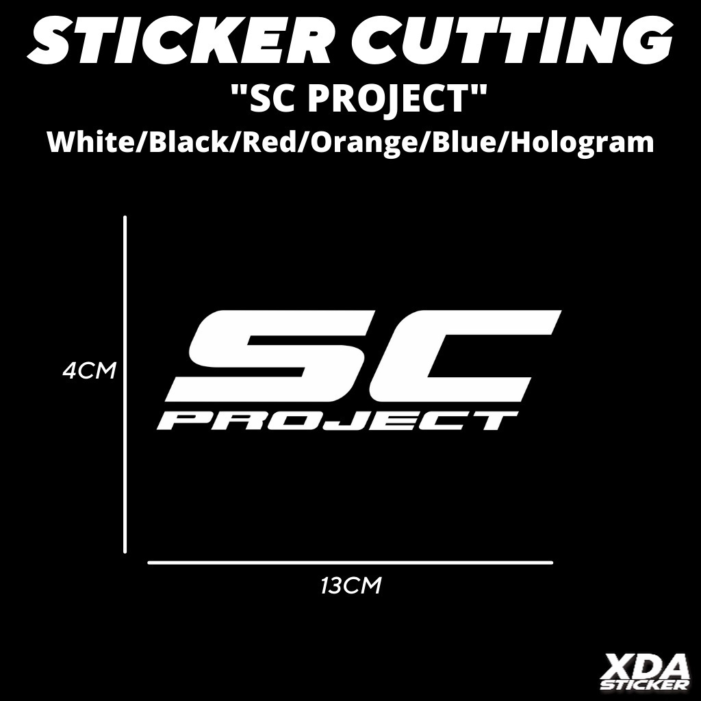 Jual STIKER/STICKER CUTTING SC PROJECT | Shopee Indonesia