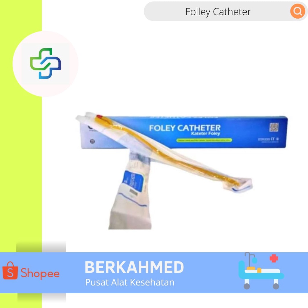 Jual Foley Catheter 2 Way GEA Selang Urine Ukuran Fr18 | Shopee Indonesia