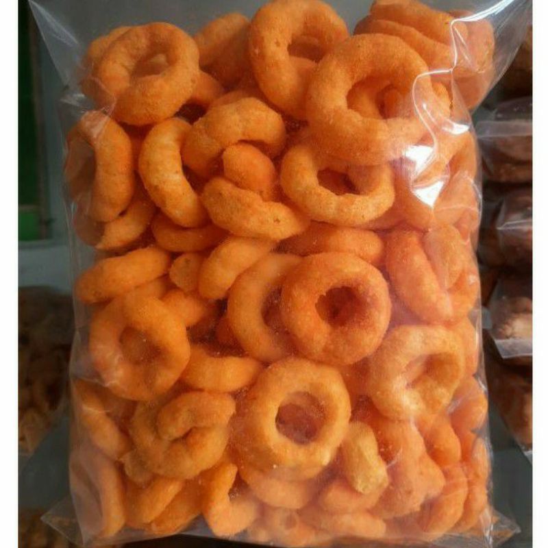 Jual SNACK RING KEJU 1/2 KG(500GR) /SNACK KILOAN | Shopee Indonesia
