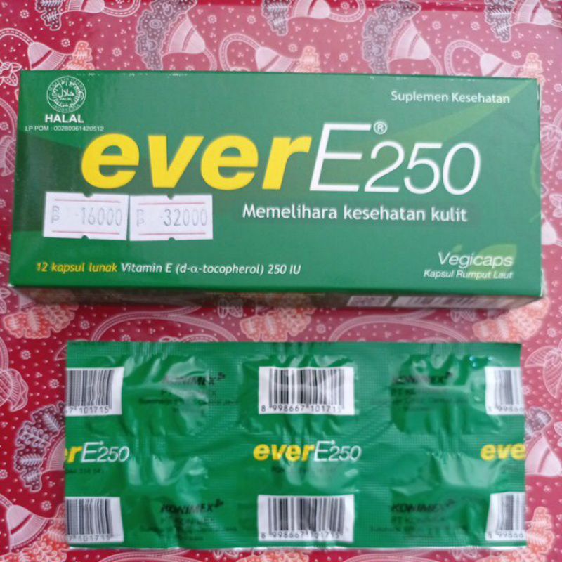 Jual suplemen makanan EVER E250 (1 strip 6 tab) | Shopee Indonesia