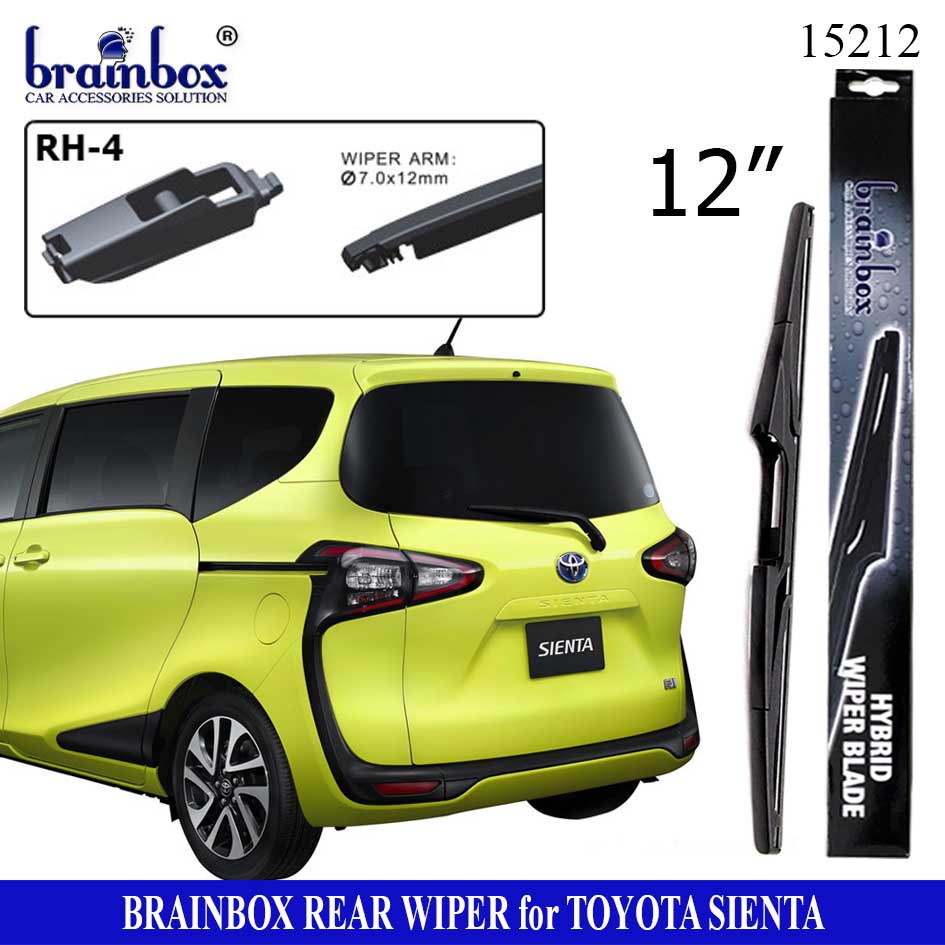 Jual HIGH QUALITY Rear Wiper Blade Toyota Sienta Wiper Belakang Kaca ...