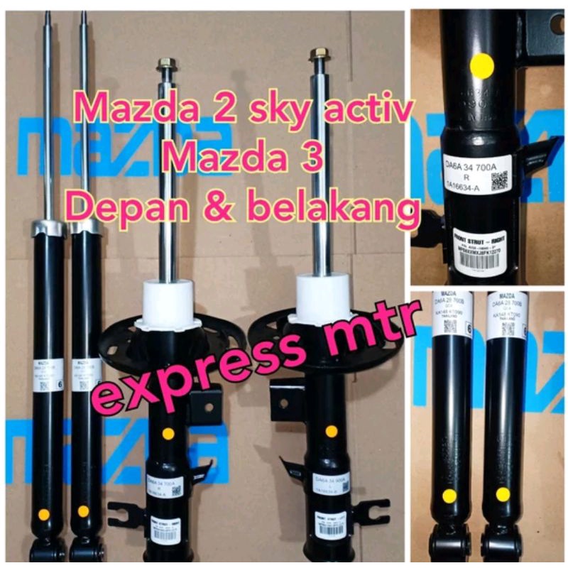 Jual shockbreaker shock absorber mazda 2 skyactiv Mazda 3 depan ...