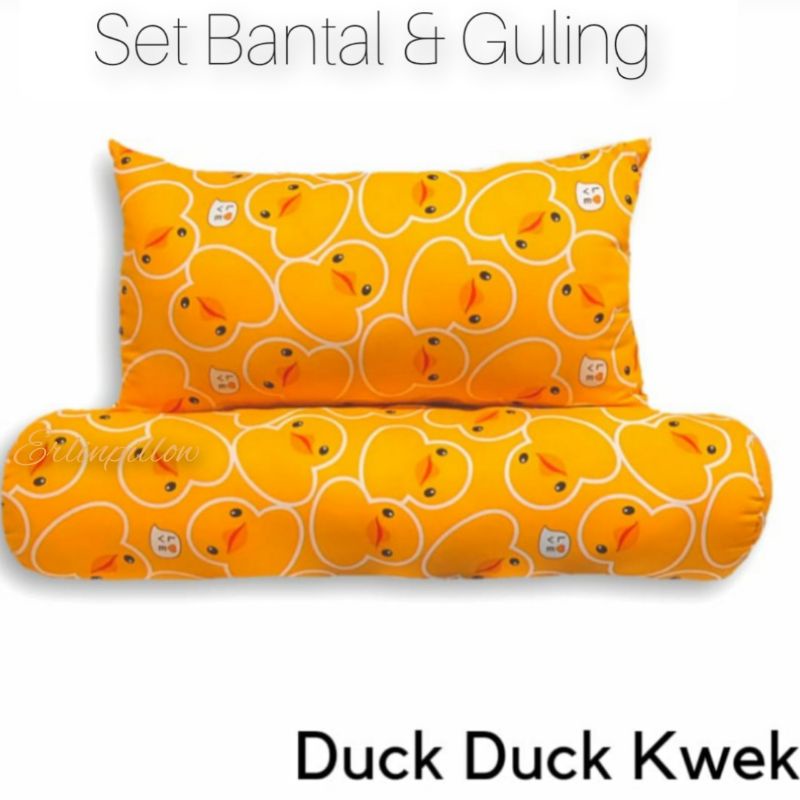 Jual Set Bantal Guling Anak Karakter Motif Anak Bebek Cewe Cowo Usia ...
