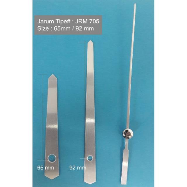 Jual Jarum Jam DInding 65mm/92mm Tipe# 705 | Shopee Indonesia