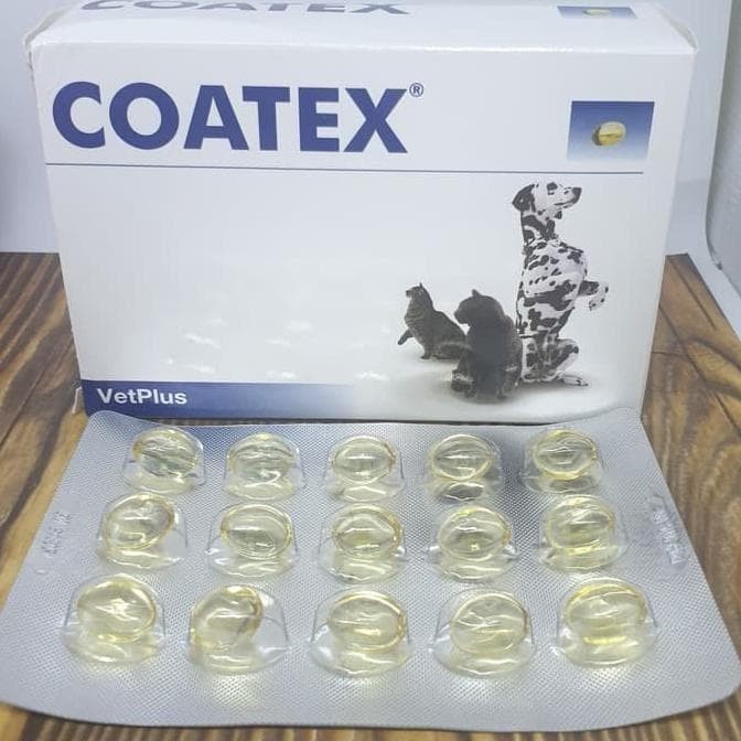 Jual COATEX EFA CAPS VetPlus UNTUK KUCING DAN ANJING - Per Pak (60 Tab ...