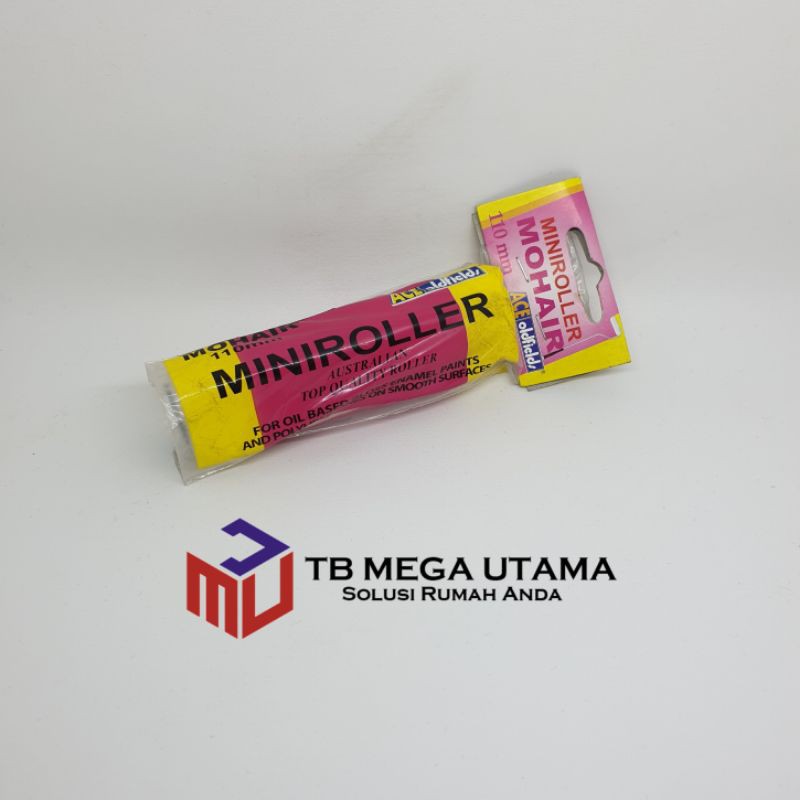 Jual Refill Kuas Roll Cat Ace Mini Mohair 110 mm | Isi Ulang Roller ...