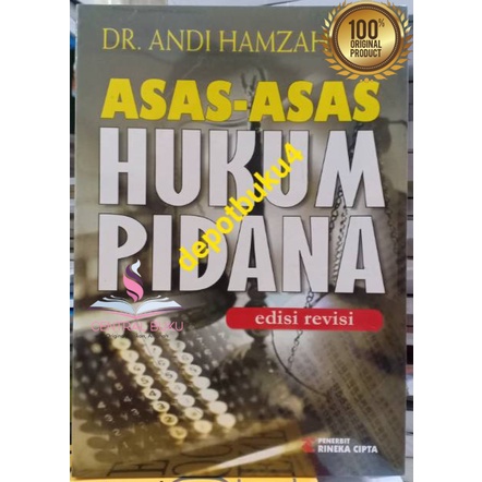 Jual Buku Asas - Asas Hukum Pidana ( ASAS - ASAS HUKUM PIDANA ) - Andi Hamzah | Shopee Indonesia