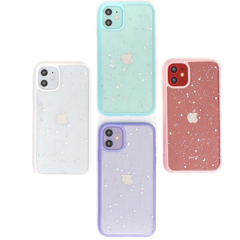 Jual Starlight Soft Case - Glitter Bling for iPhone 11 XS XR X 7 8 12 ...