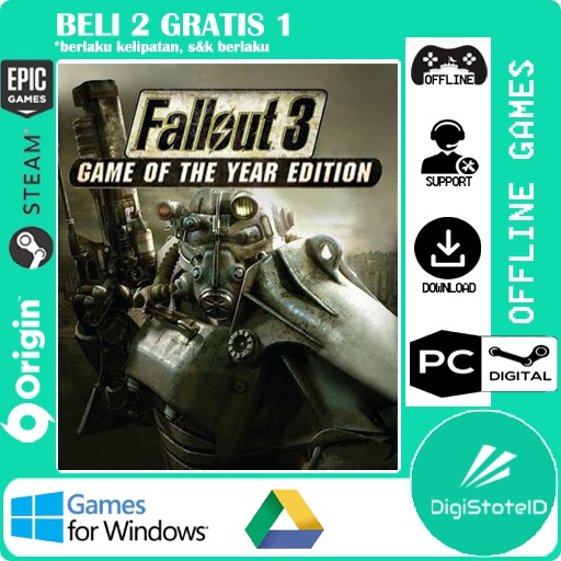 Jual Fallout 3 Game of the Year Edition - Game PC | Shopee Indonesia