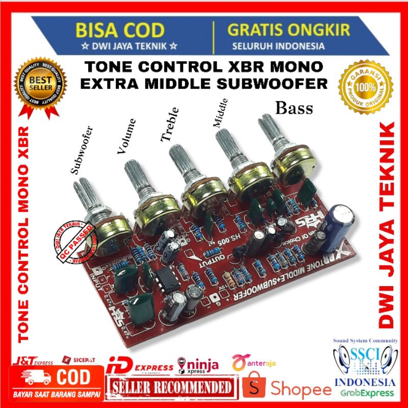 Jual TONE CONTROL XBR MONO EXTRA MIDDLE SUBWOOFER | Shopee Indonesia