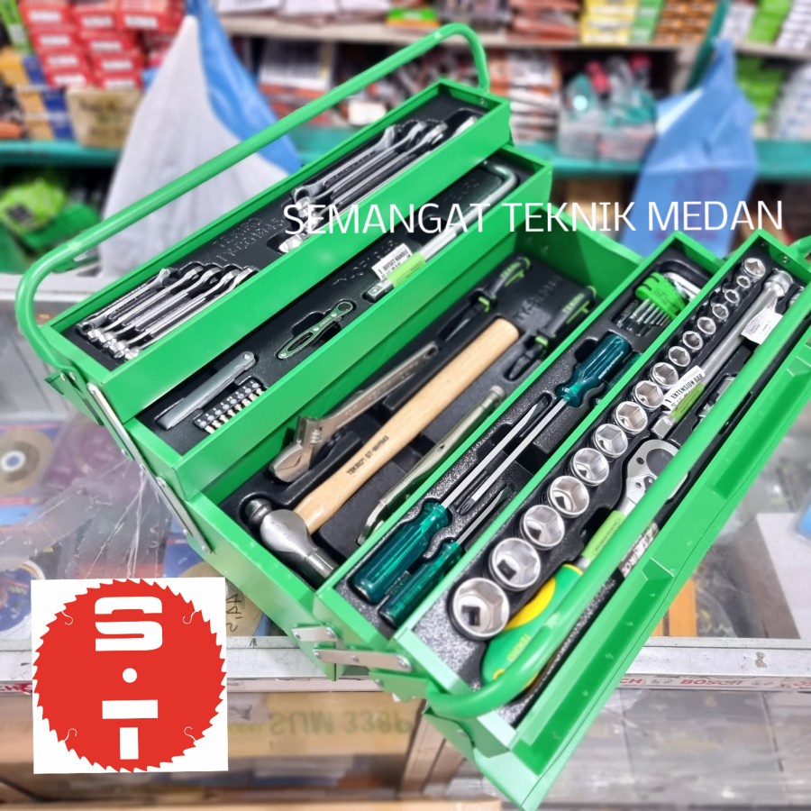 Jual 72pcs TEKIRO MEKANIK TOOLBOX TOOL SET KIT MECHANIC BOX 72 pcs TEKIRO | Shopee Indonesia