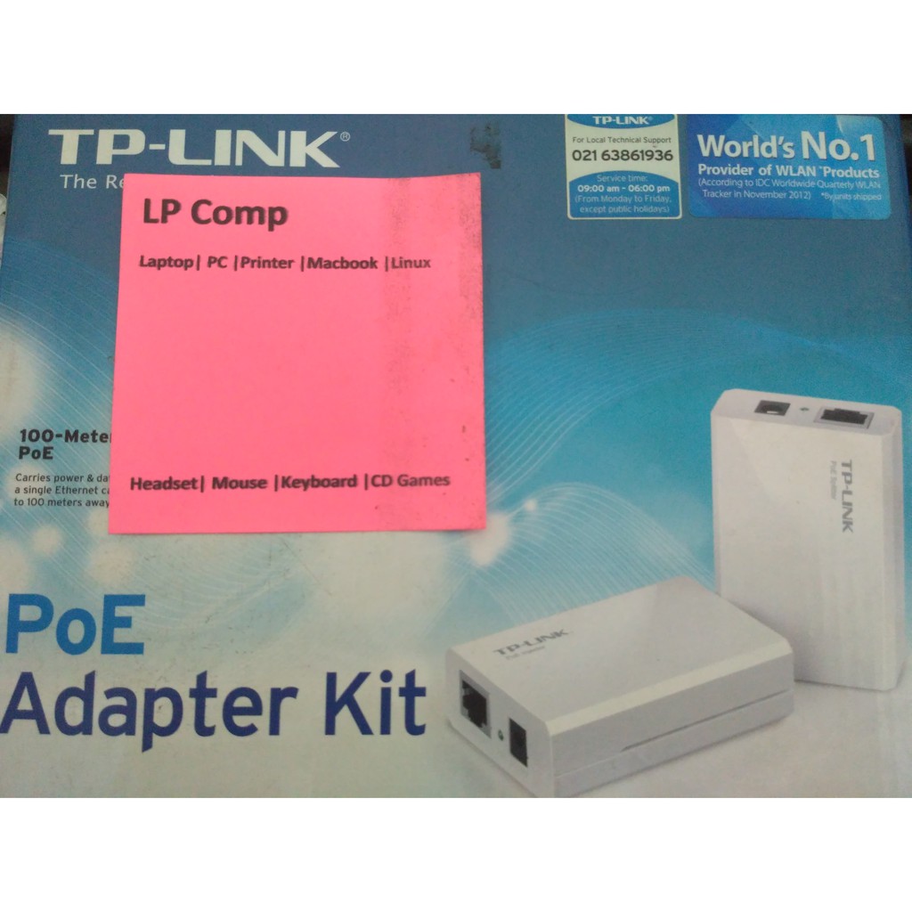 Jual TP-LINK TL-POE200 Power over Ethernet Adapter Kit POE POE200 2nd ...