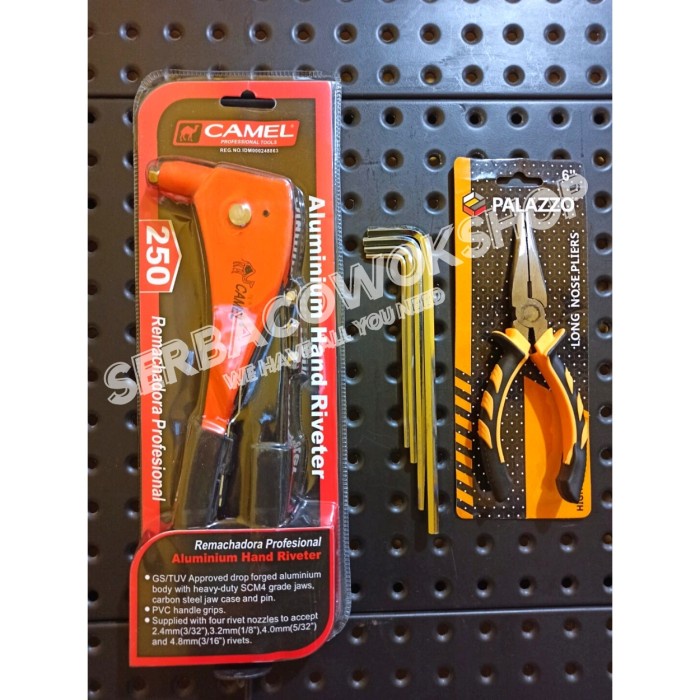 Jual Paket Otomotif Tang Rivet - Kunci L Satuan No 3mm,4mm,5mm,6mm ...