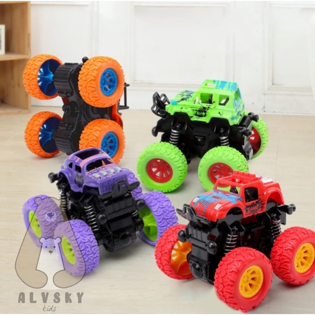 Jual MAINAN MOBIL ANAK MONSTER ZAP JIP OFF ROAD 4 DRIVE INERTIAL ...