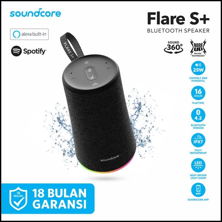 Jual Speaker Bluetooth Anker Soundcore Flare S Plus - A3163 | Shopee Indonesia