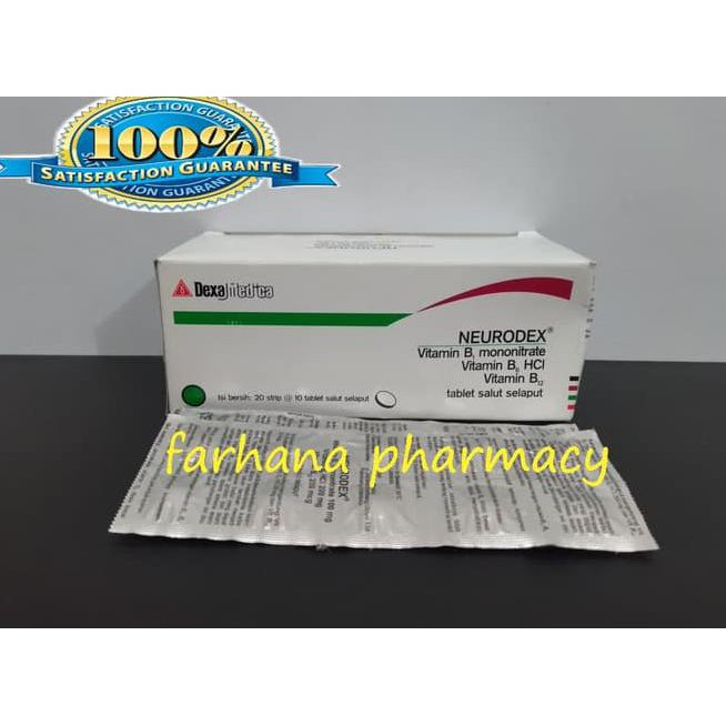 Jual OH1G NEURODEX / NEUROBION / VITAMIN OTOT SARAF / OBAT ANTI KEBAS ...