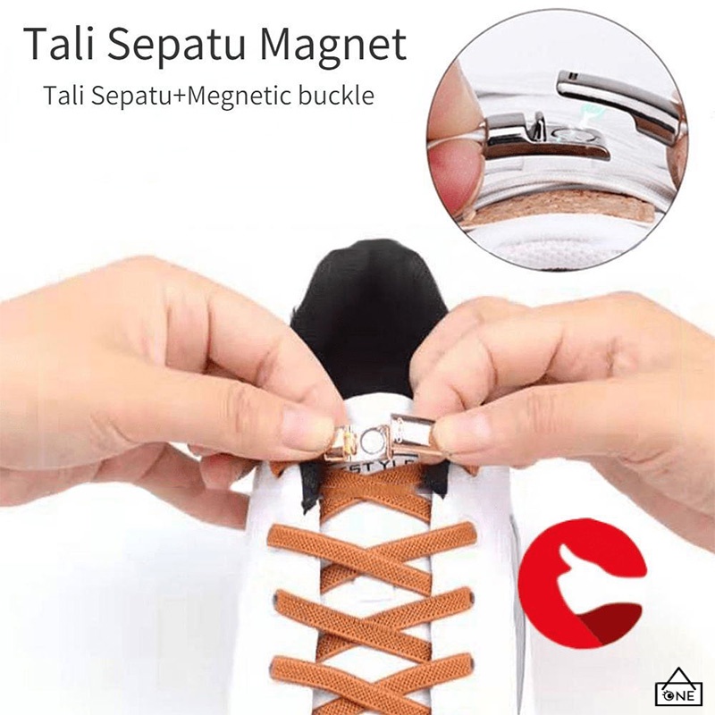 Jual Tali Sepatu Magnet Simple / Shoelace Magnetic Simple Lazy/ Tali ...
