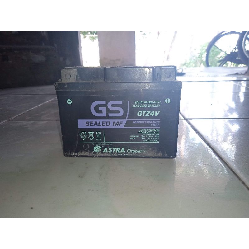 Jual Aki Motor GS Astra Bekas / Secen ( Aki Kering ) | Shopee Indonesia