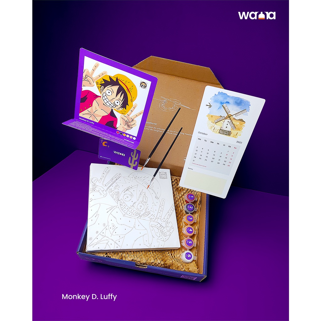 Jual Paint by number One Piece Monkey D. Luffy | Warna Masterpieces ...