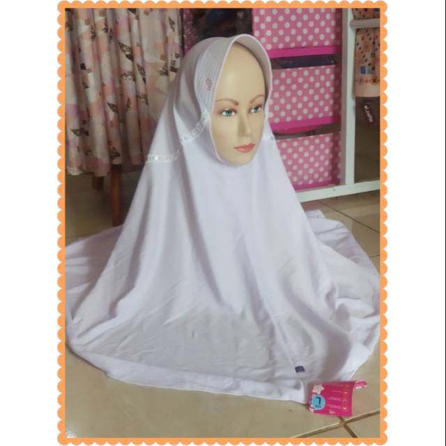 Jual Kerudung Rabbani Inova size l putih | Shopee Indonesia
