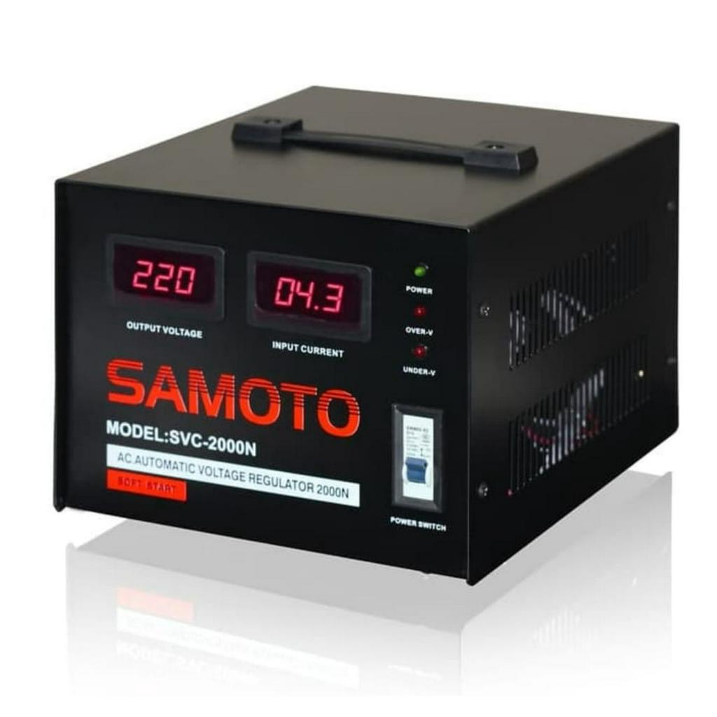 Jual Stabilizer SAMOTO 2000VA/stavolt/stavol/stabiliser 2000VA SAMOTO ...