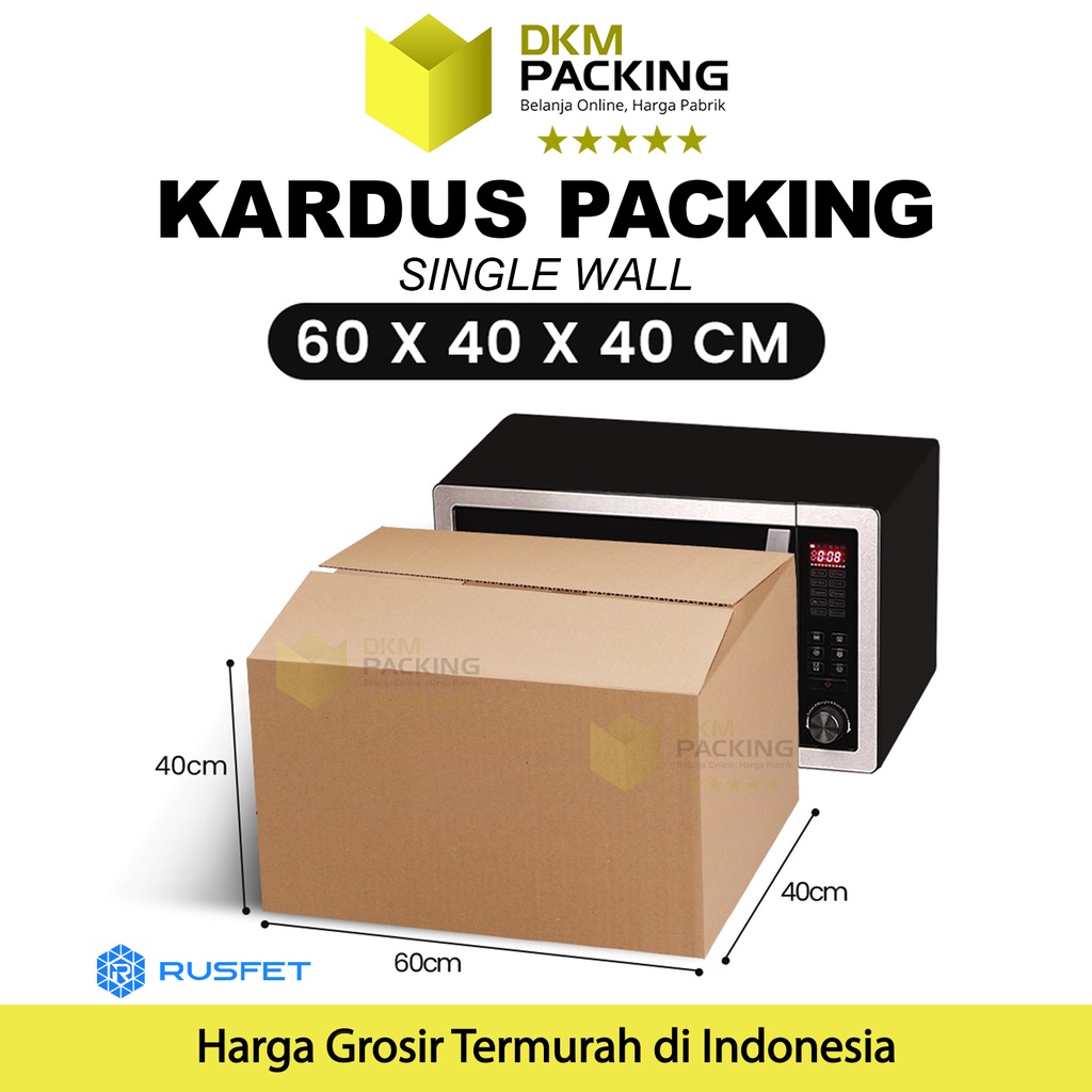 Jual KARDUS PACKING KARTON BOX 60x40x40cm DUS KOTAK PACKAGING POLOS ...
