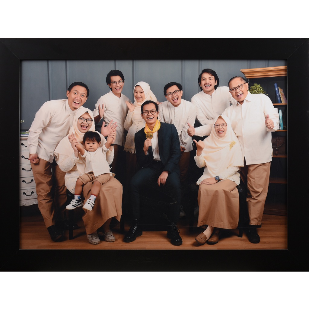 Jual PAKET CETAK + FRAME MINIMALIS HITAM UKURAN 16RP / 20R / 20RP ...