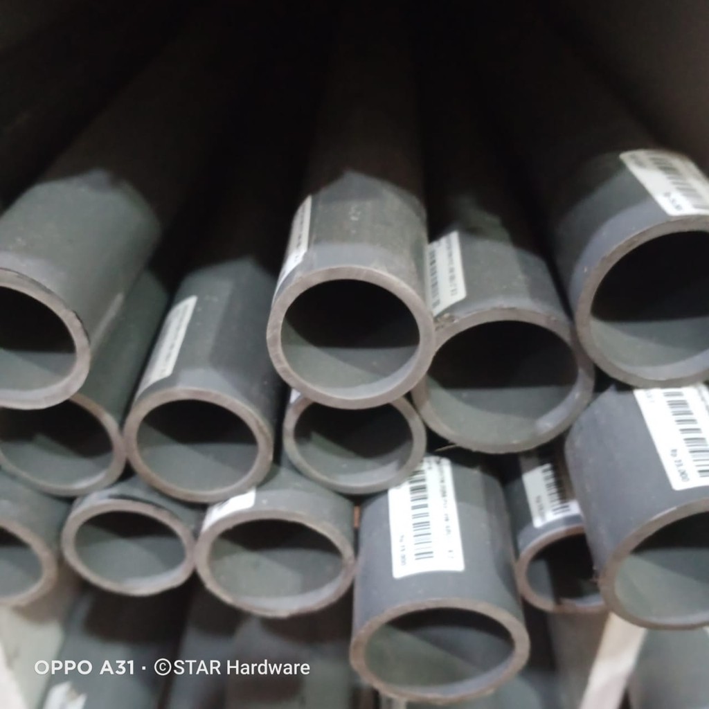 Jual Maspion Abu Pipa Paralon PVC 1-1/2" (48 mm) AW Per 2 Meter Bagi 2 ...