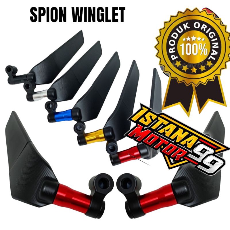 Jual SPION WINGLET FULL CNC SPION TOMOK WINGLET CNC STEALTH BLACK ...