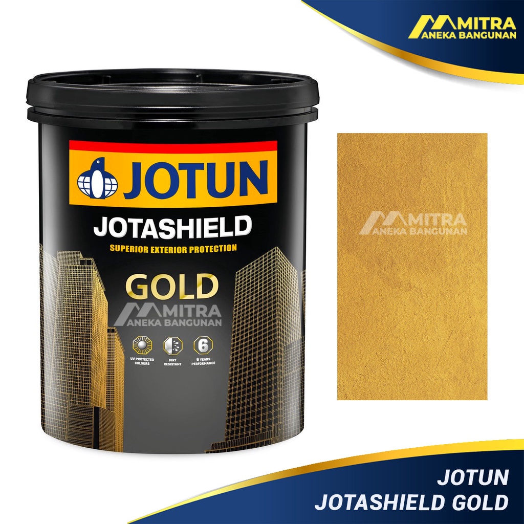 Jual CAT TEMBOK GOLD EMAS 1 LITER / JOTUN JOTASHIELD GOLD / INTERIOR ...