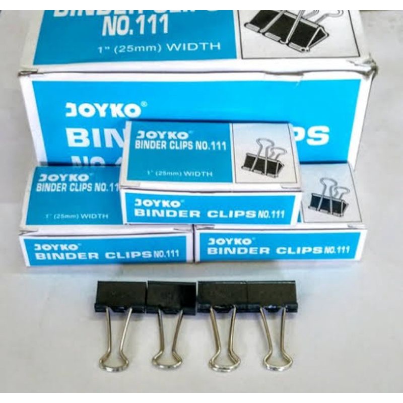 Jual Binder Clip/Klip Hitam/Klip Kertas No 111 (Lusin) | Shopee Indonesia