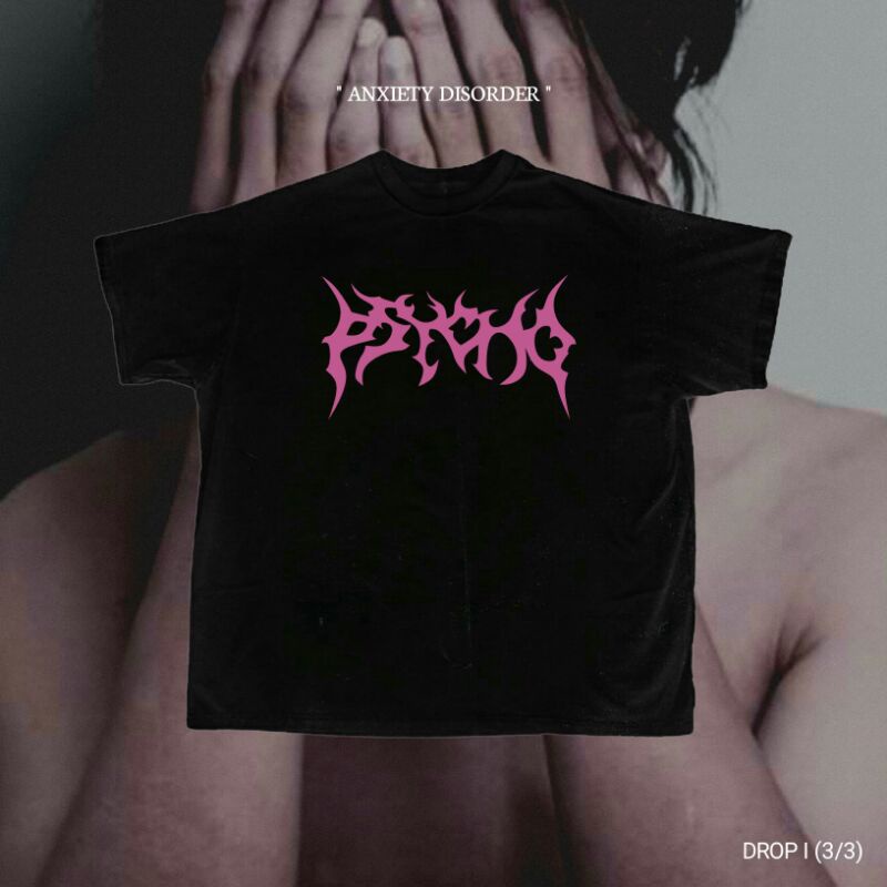 Jual OVERSIZE T-SHIRT PSYCHO DROP I "ANXIETY DISORDER" | Shopee Indonesia