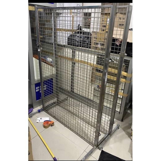 Jual RAK display toko RAM Besi 150x100 rak jaring Tebal kuat kokoh siap ...