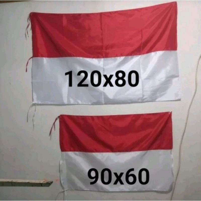Jual bendera merah putih ukuran 60x90 dan ukuran 80x120 | Shopee Indonesia